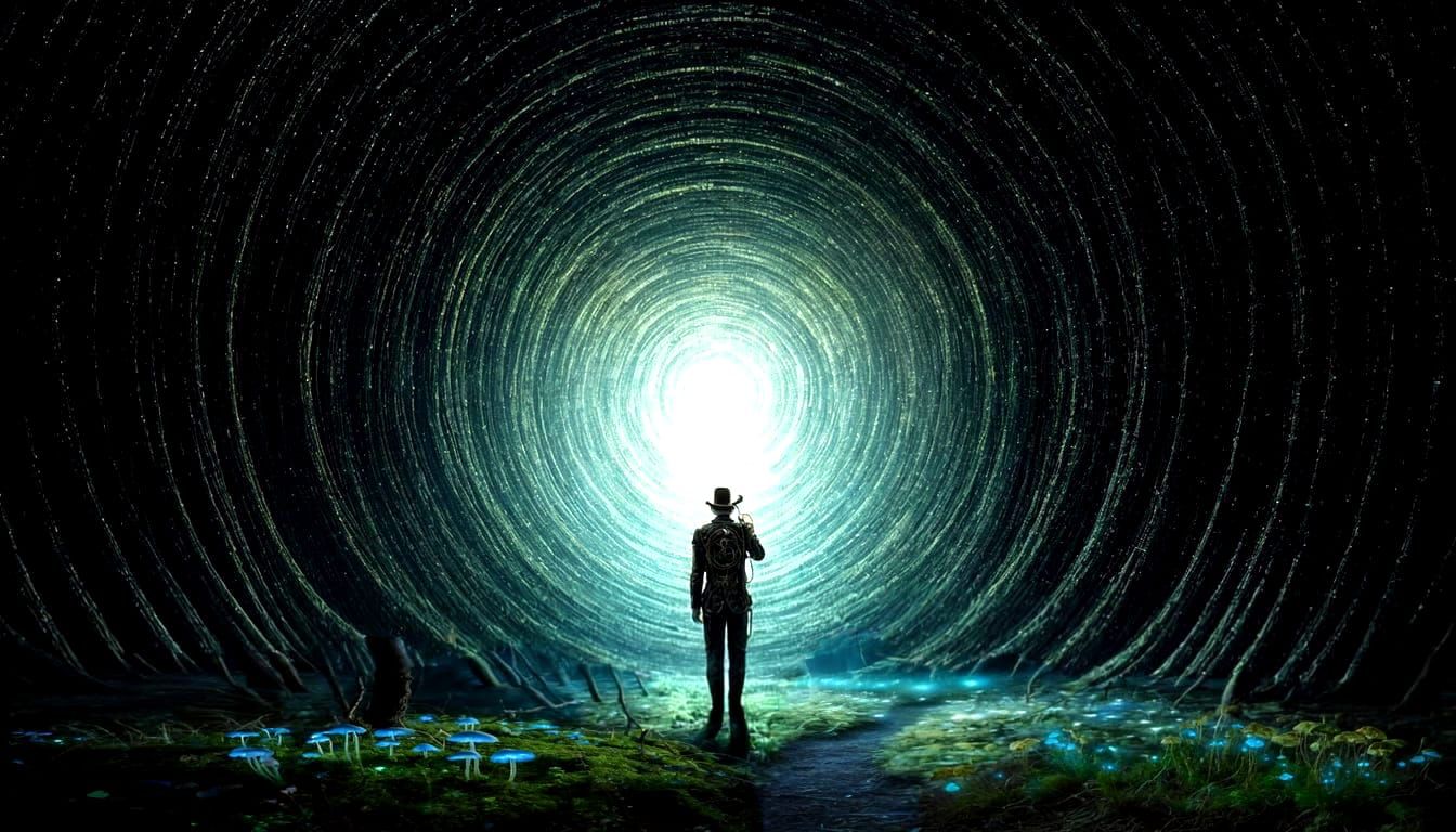 Eye of Creation - Glowing Forest of Bioluminescent Wonders