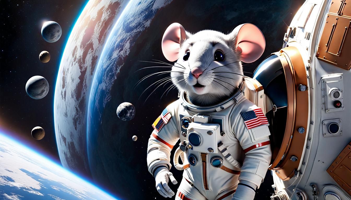 Captain Mouse, Put Your Helmut Back ON! - AI Generated Artwork ...