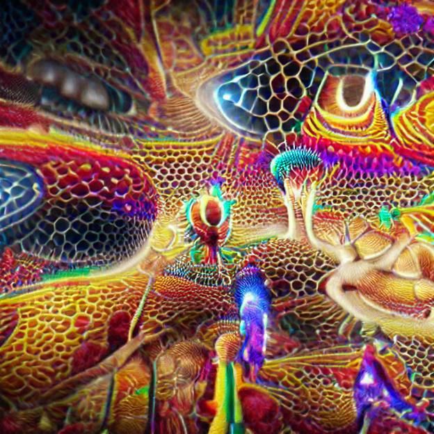 Brilliant 4k detailed amazing psychedelic DMT trip - AI Generated ...