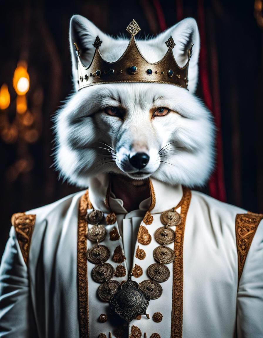 fox king - AI Generated Artwork - NightCafe Creator