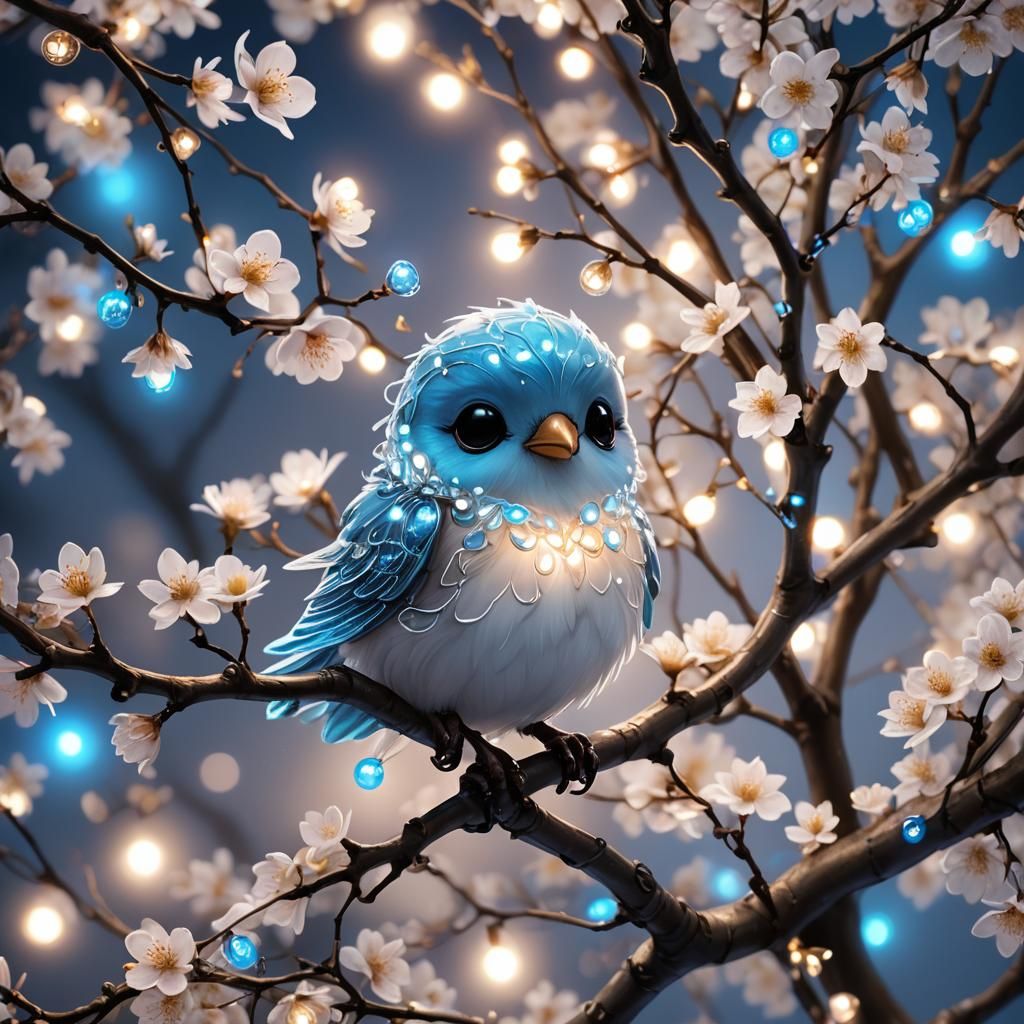 Blue Bird - AI Generated Artwork - NightCafe Creator