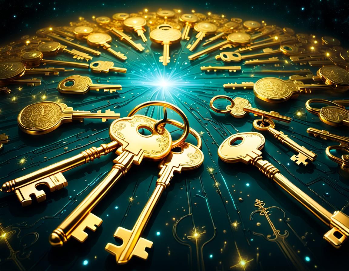 A Bunch of Keys - AI Generated Artwork - NightCafe Creator