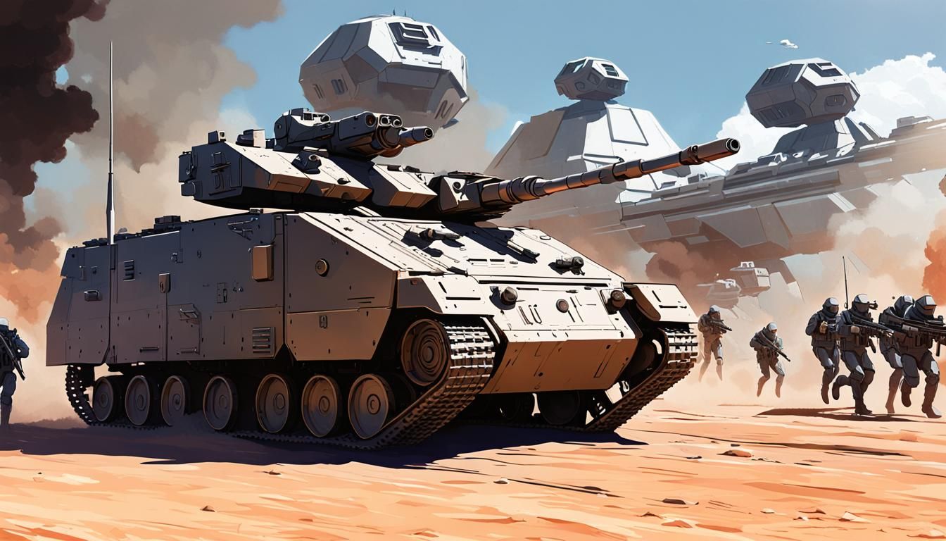 EDF Mk XXVII "Kaiju Killer" Battle Tank - AI Generated Artwork ...