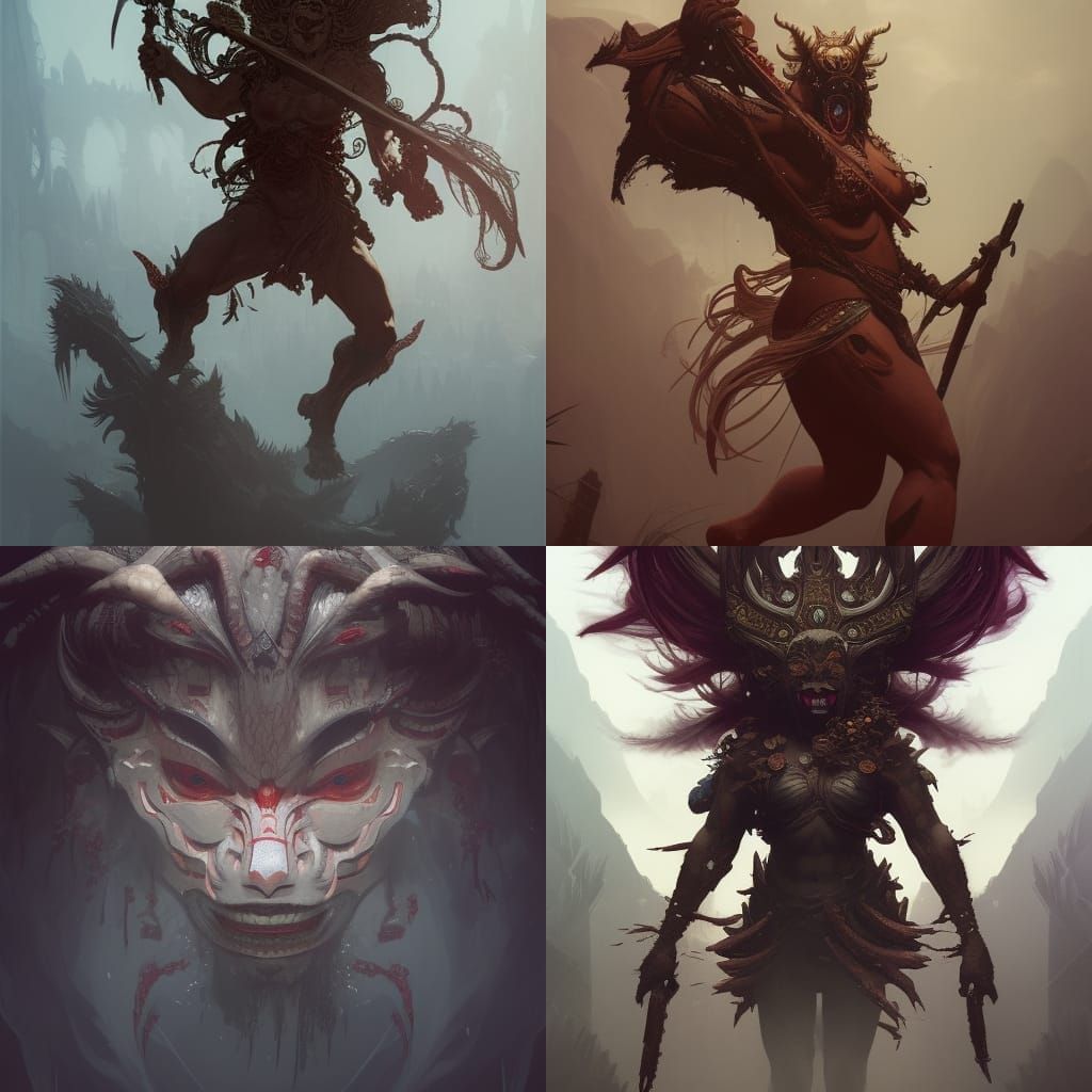 scary demon - AI Generated Artwork - NightCafe Creator