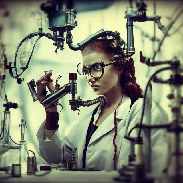 Mad Scientist - AI Generated Artwork - NightCafe Creator