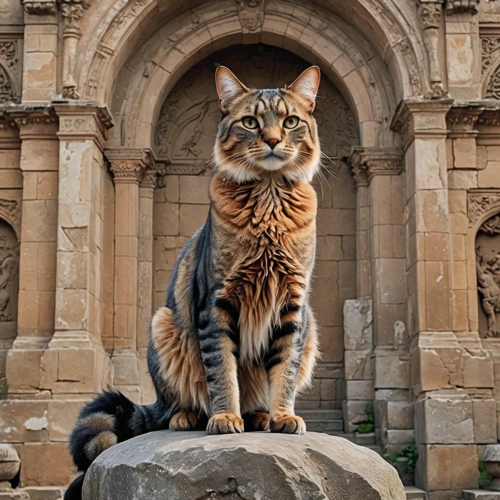 Majestic cat - AI Generated Artwork - NightCafe Creator