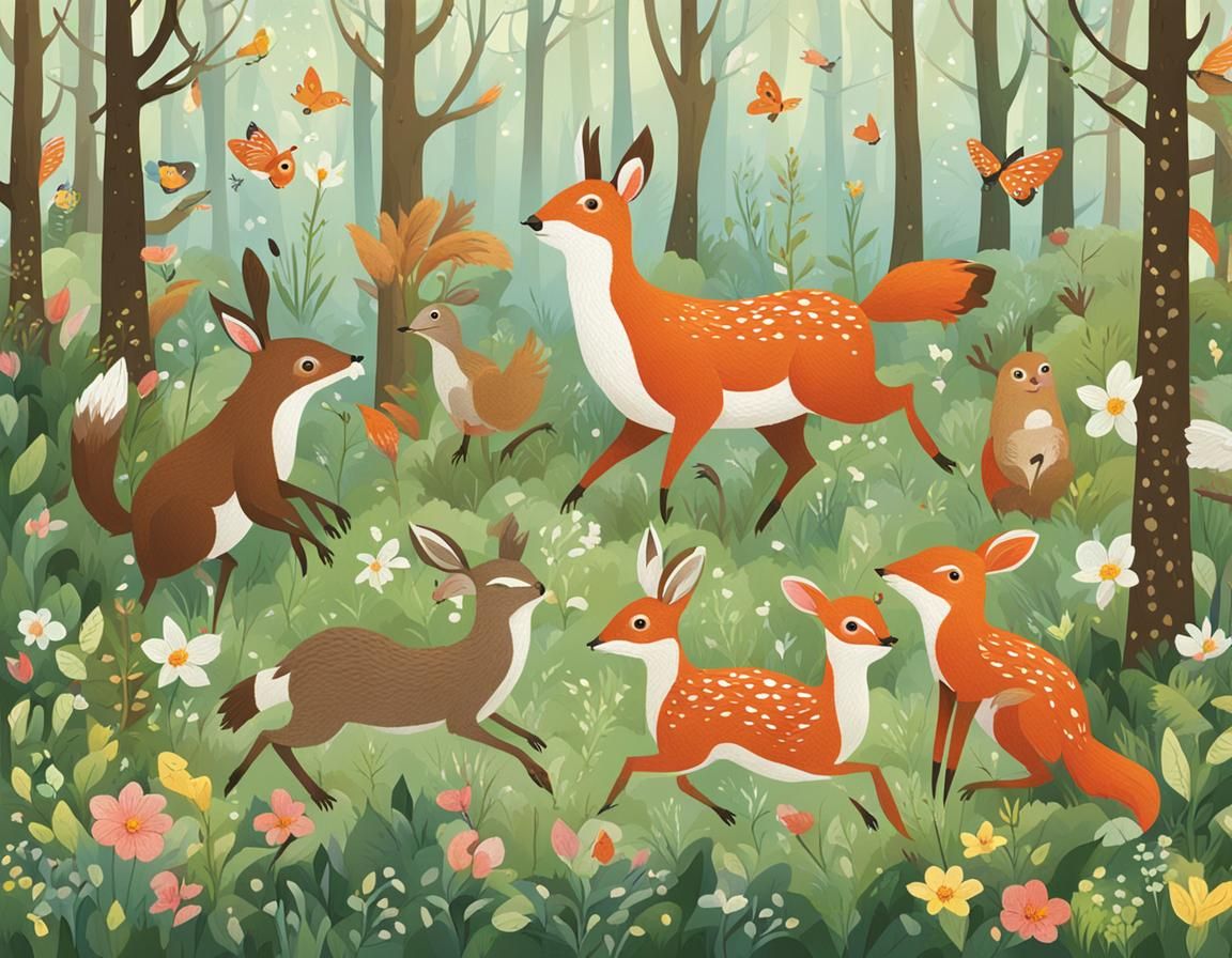 Spring is here... - AI Generated Artwork - NightCafe Creator