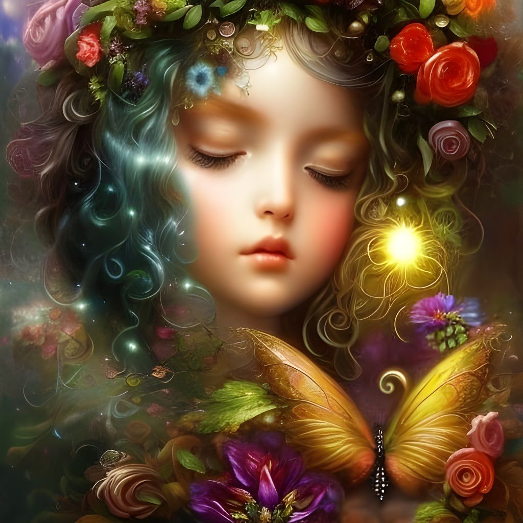 Autumnal Fae - AI Generated Artwork - NightCafe Creator