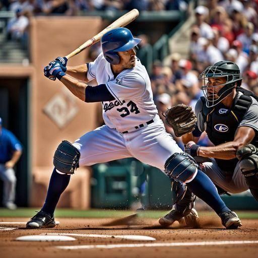 Big Hitter in action - AI Generated Artwork - NightCafe Creator