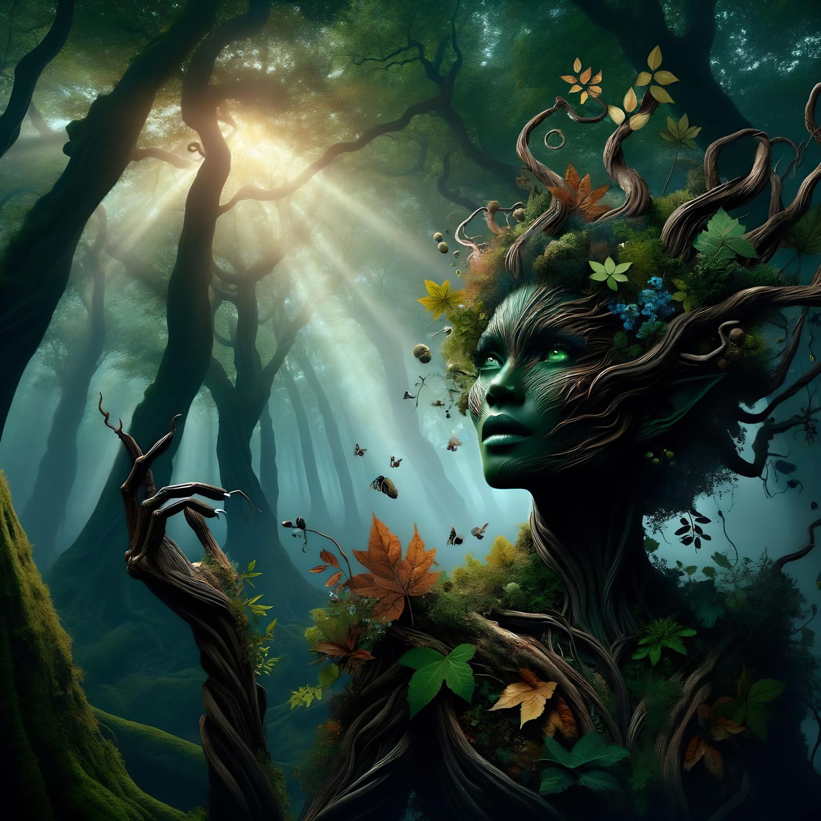 DND Series : Dryad (Monster/Medium Fey) - AI Generated Artwork ...