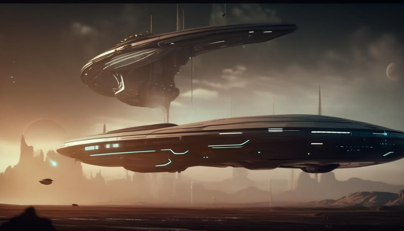 Spaceship - AI Generated Artwork - NightCafe Creator