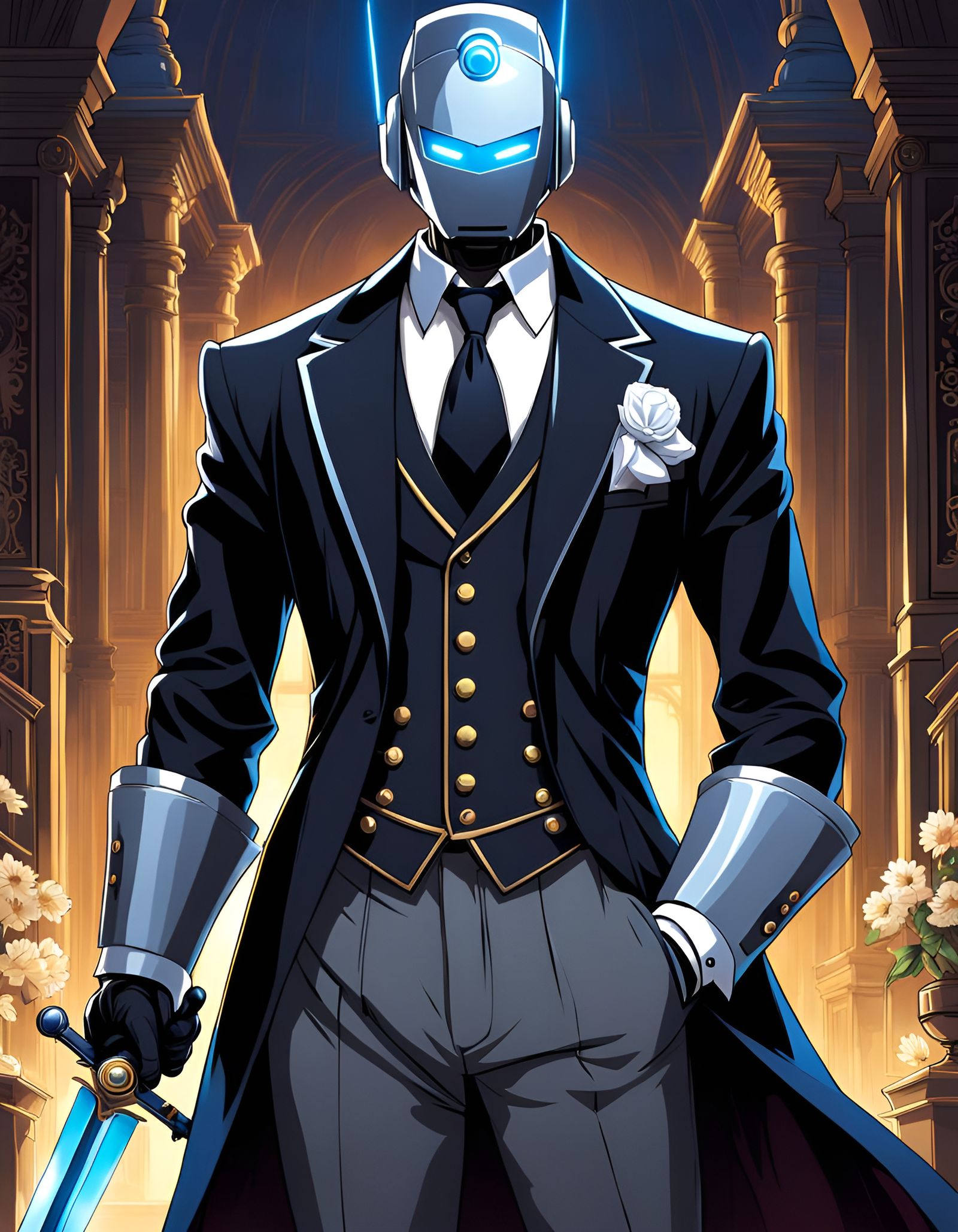 Robot Butler 🤖 - AI Generated Artwork - NightCafe Creator