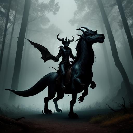 Hell Rider - AI Generated Artwork - NightCafe Creator