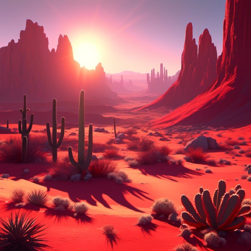 Hints of Crimson - AI Generated Artwork - NightCafe Creator