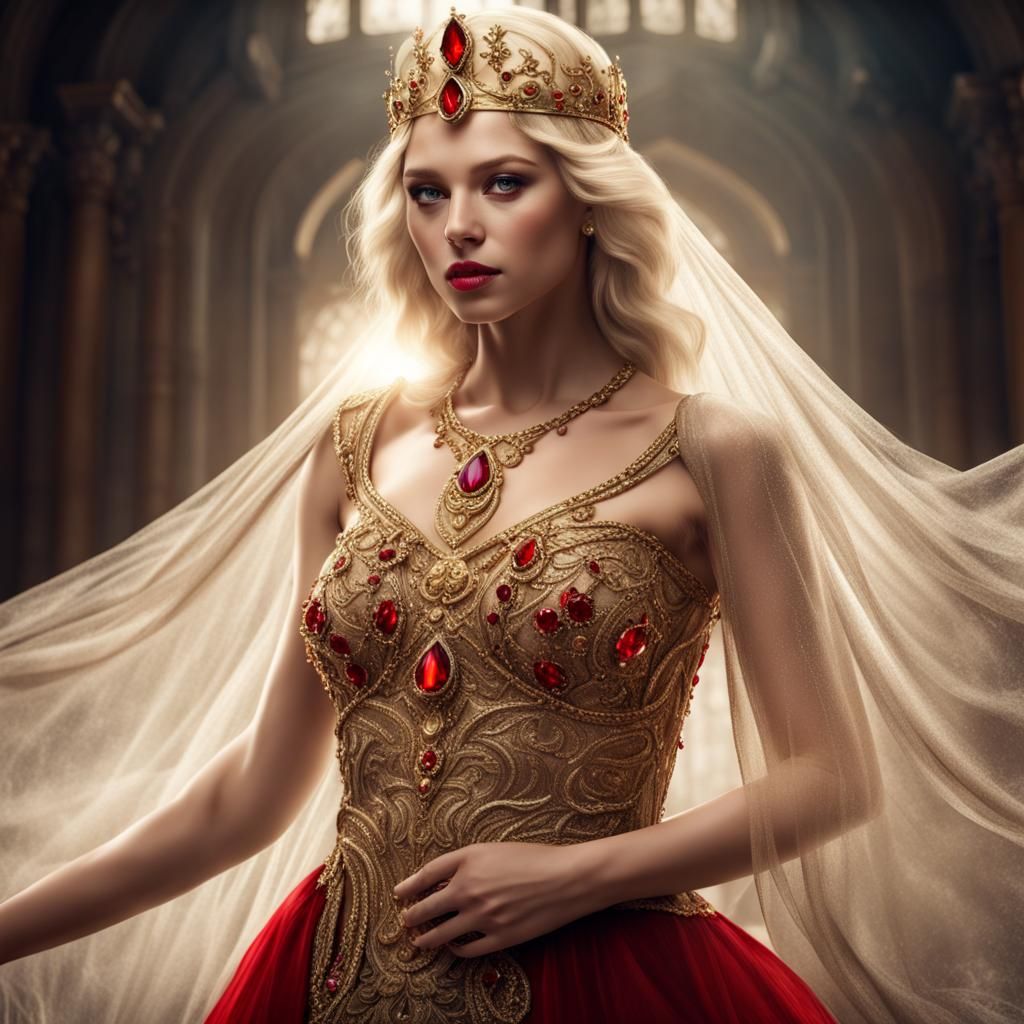 Ruby Queen - AI Generated Artwork - NightCafe Creator