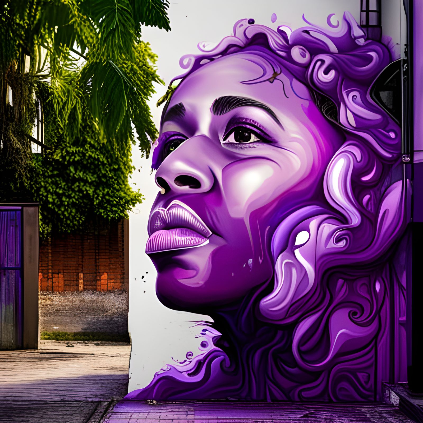 The gorgeous color purple - AI Generated Artwork - NightCafe Creator