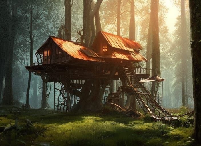 The Enchanted Shack - AI Generated Artwork - NightCafe Creator