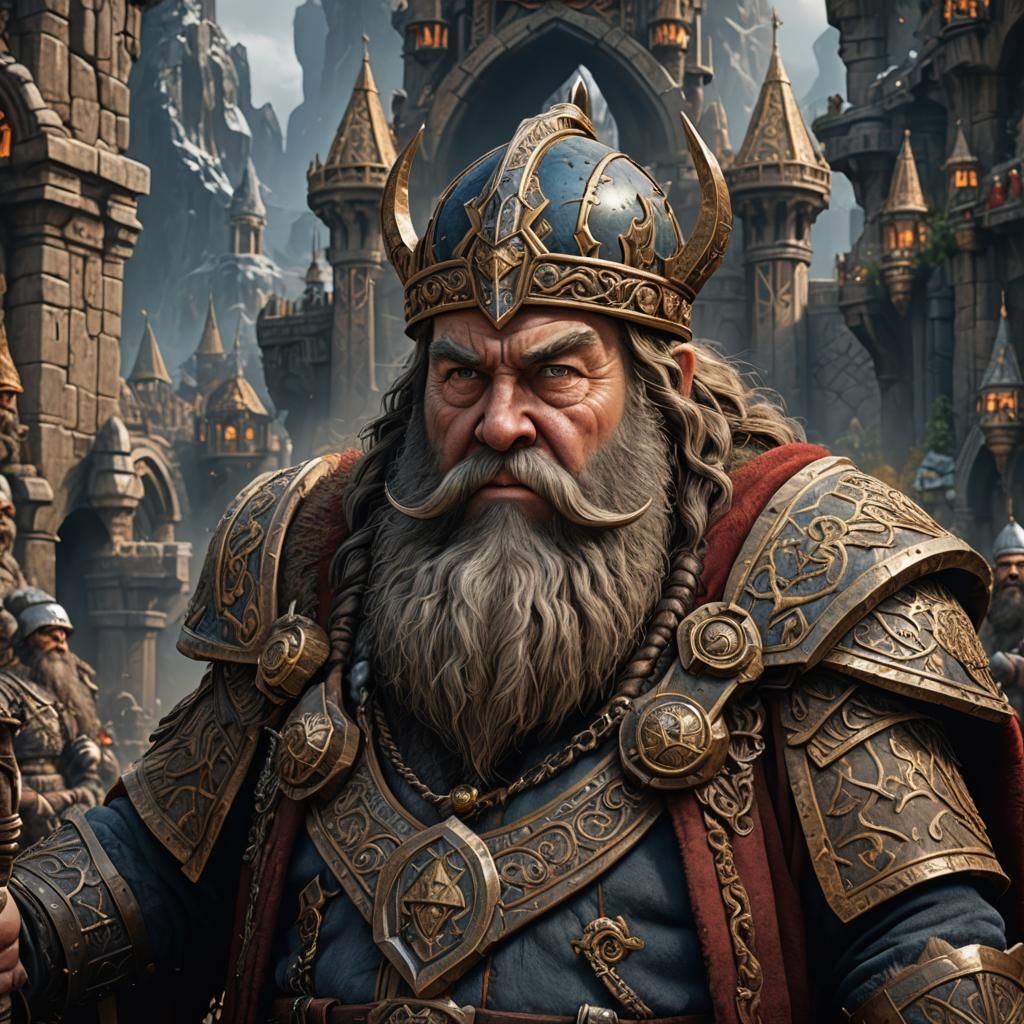 King of the Dwarves - AI Generated Artwork - NightCafe Creator