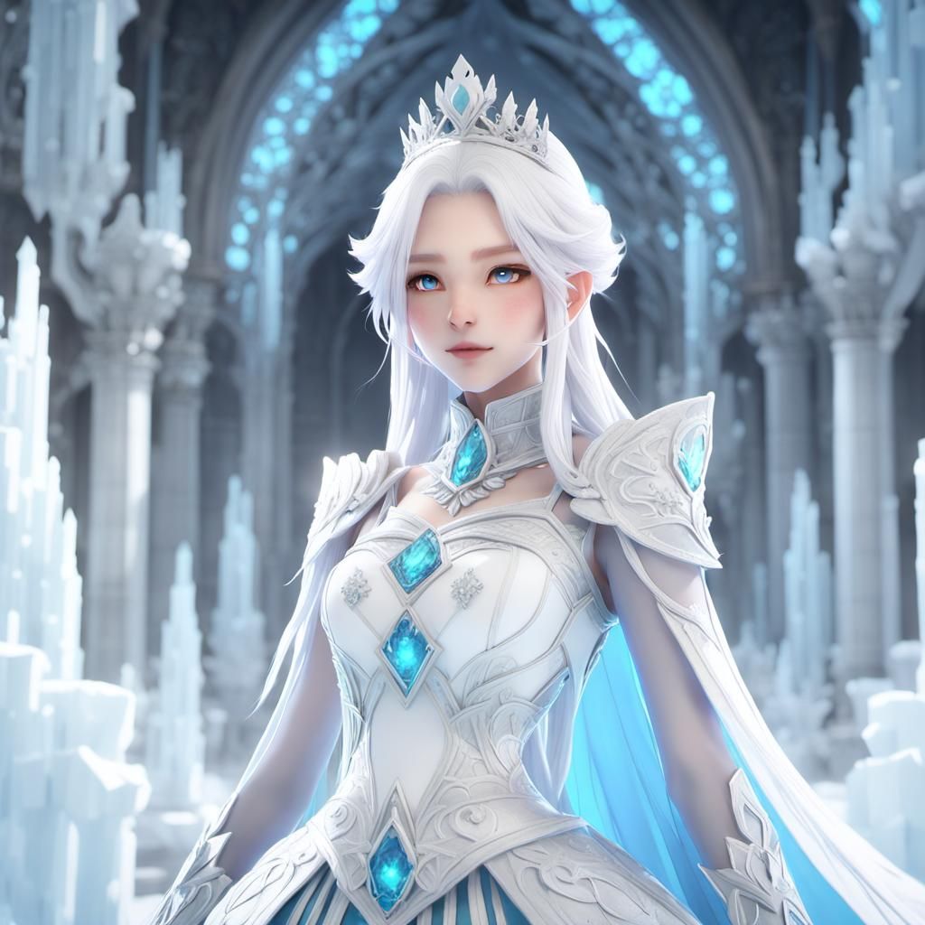 An Ice Princess - AI Generated Artwork - NightCafe Creator
