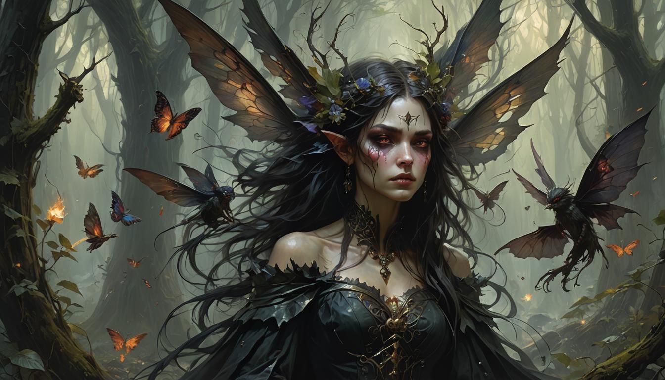 Menacing Faeries - AI Generated Artwork - NightCafe Creator