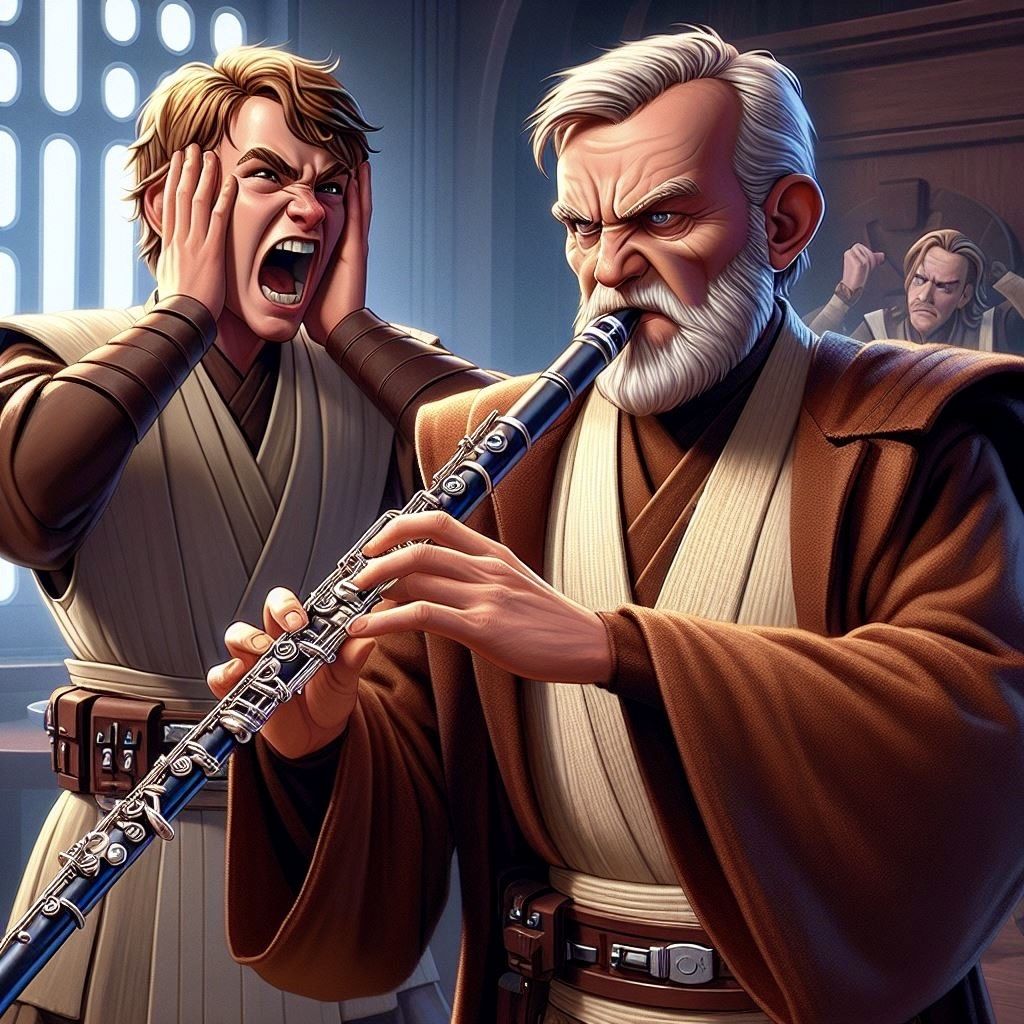 Obi-wan Ken-oboe (aka “passive aggressive payback”) - AI Generated ...