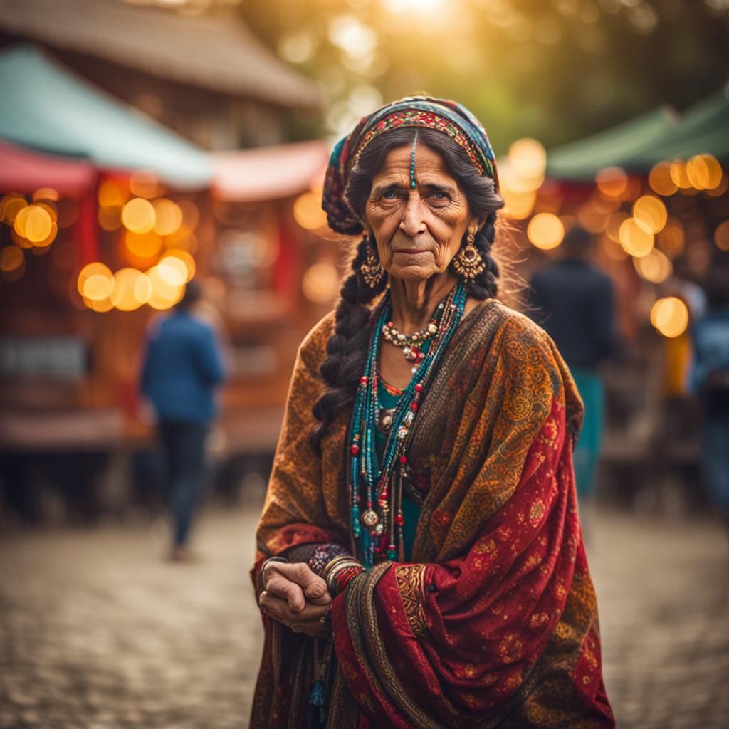 A Gypsy Woman | Zorica - AI Generated Artwork - NightCafe Creator