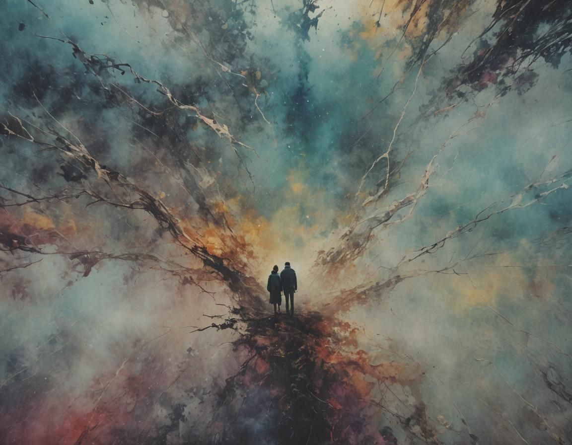 Nothing in nothing, surrounded by nothing - AI Generated Artwork - NightCafe Creator