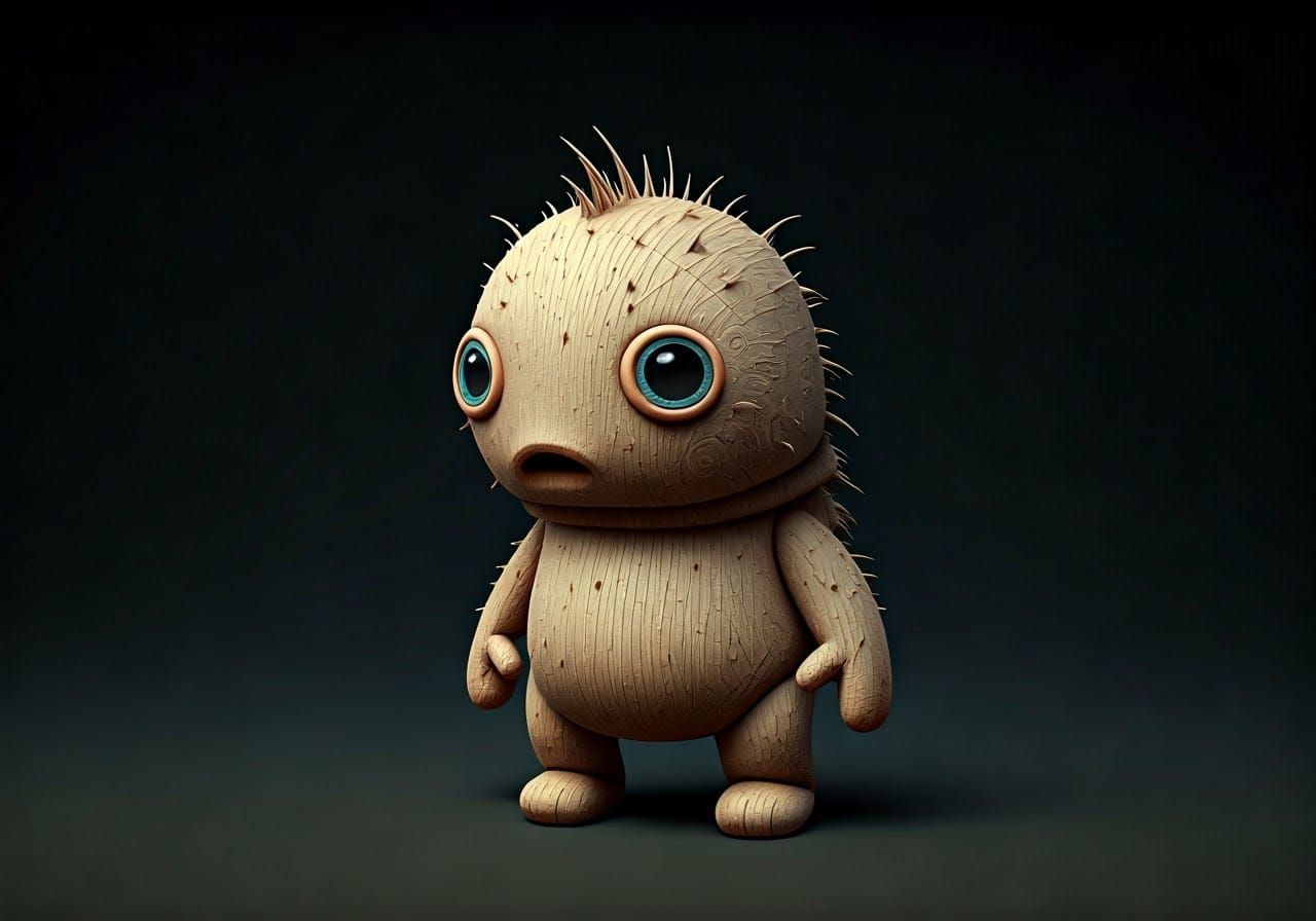 A Gummigami Anthromorph in 3D Doodlecraft and Pyrographic Whittling in ...