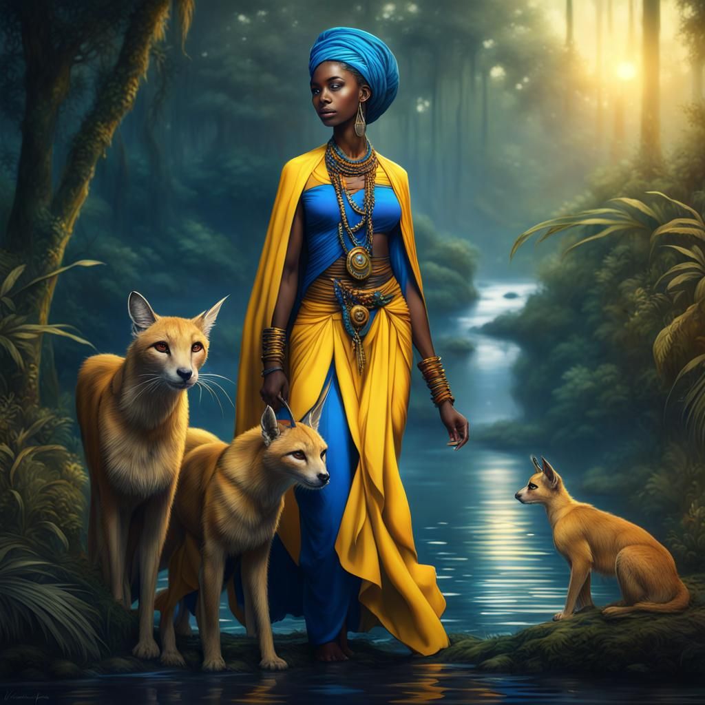 PROTECTED IN THE JUNGLE - AI Generated Artwork - NightCafe Creator