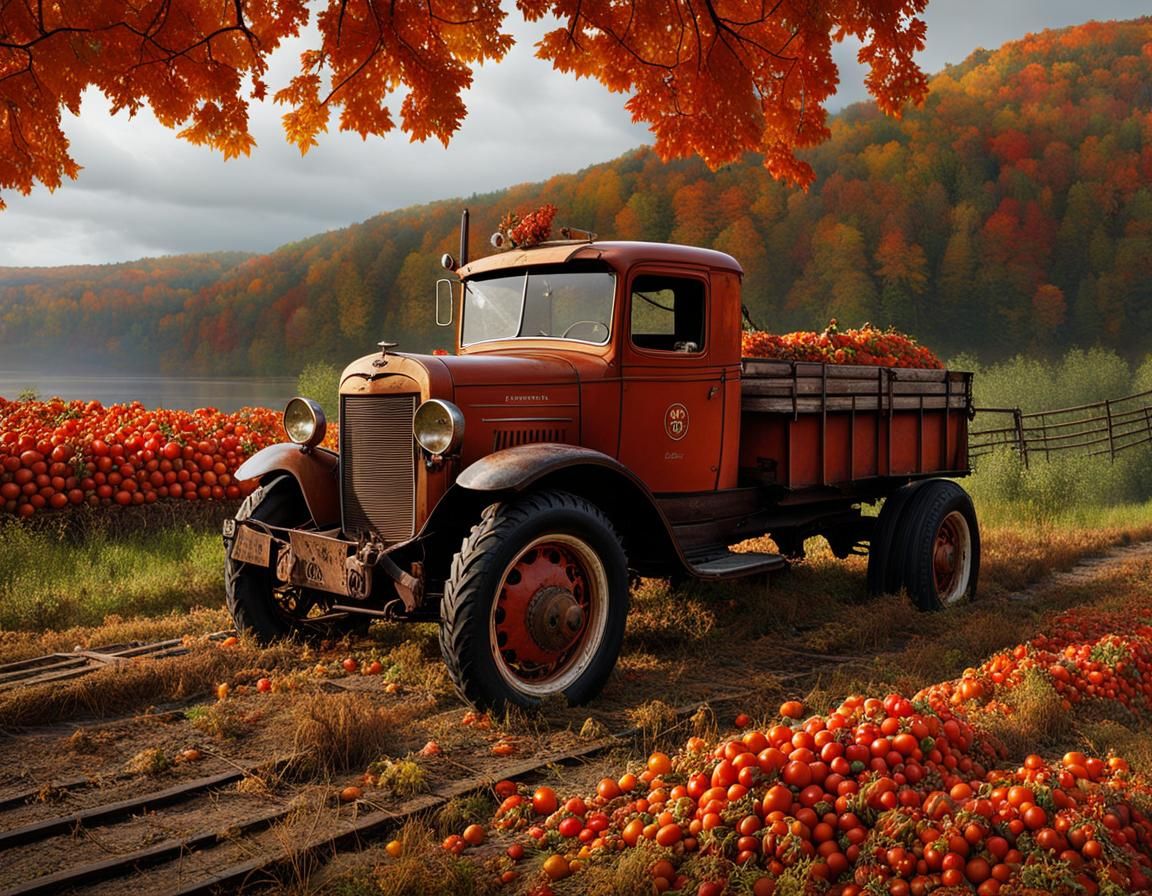 photo; "Pomeroy, Ohio", post apocalyptic; rainy autumn landscape, rural ...
