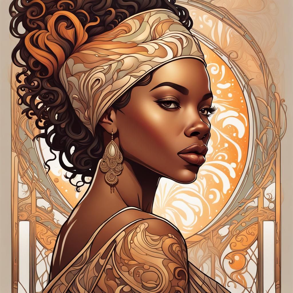 Nouveau chic - AI Generated Artwork - NightCafe Creator