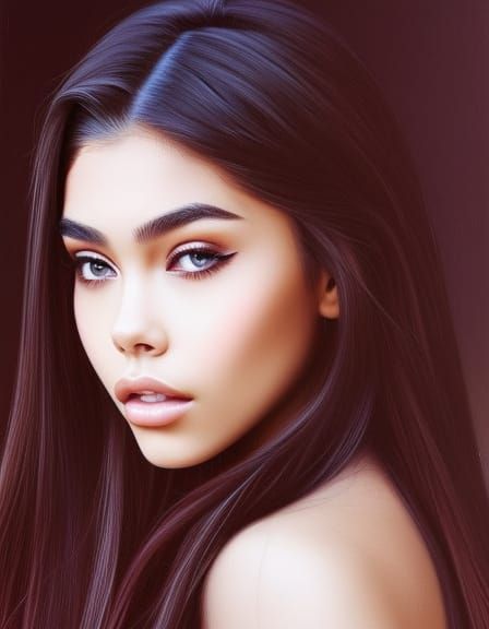 Madison Beer by WLOP - AI Generated Artwork - NightCafe Creator