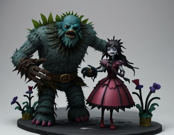 caring monster - AI Generated Artwork - NightCafe Creator