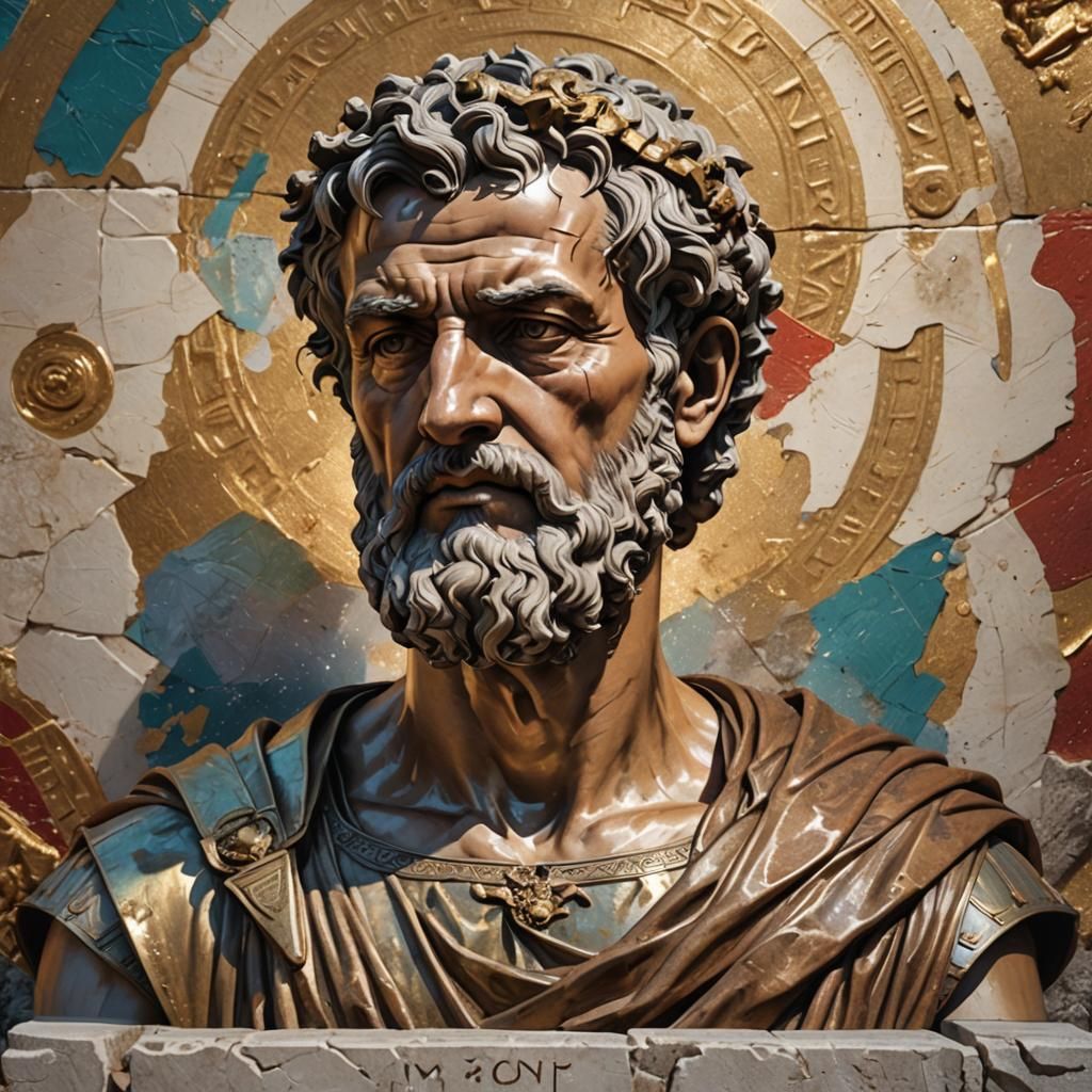 The stoics back on Rome, Zeno of Citium - AI Generated Artwork ...