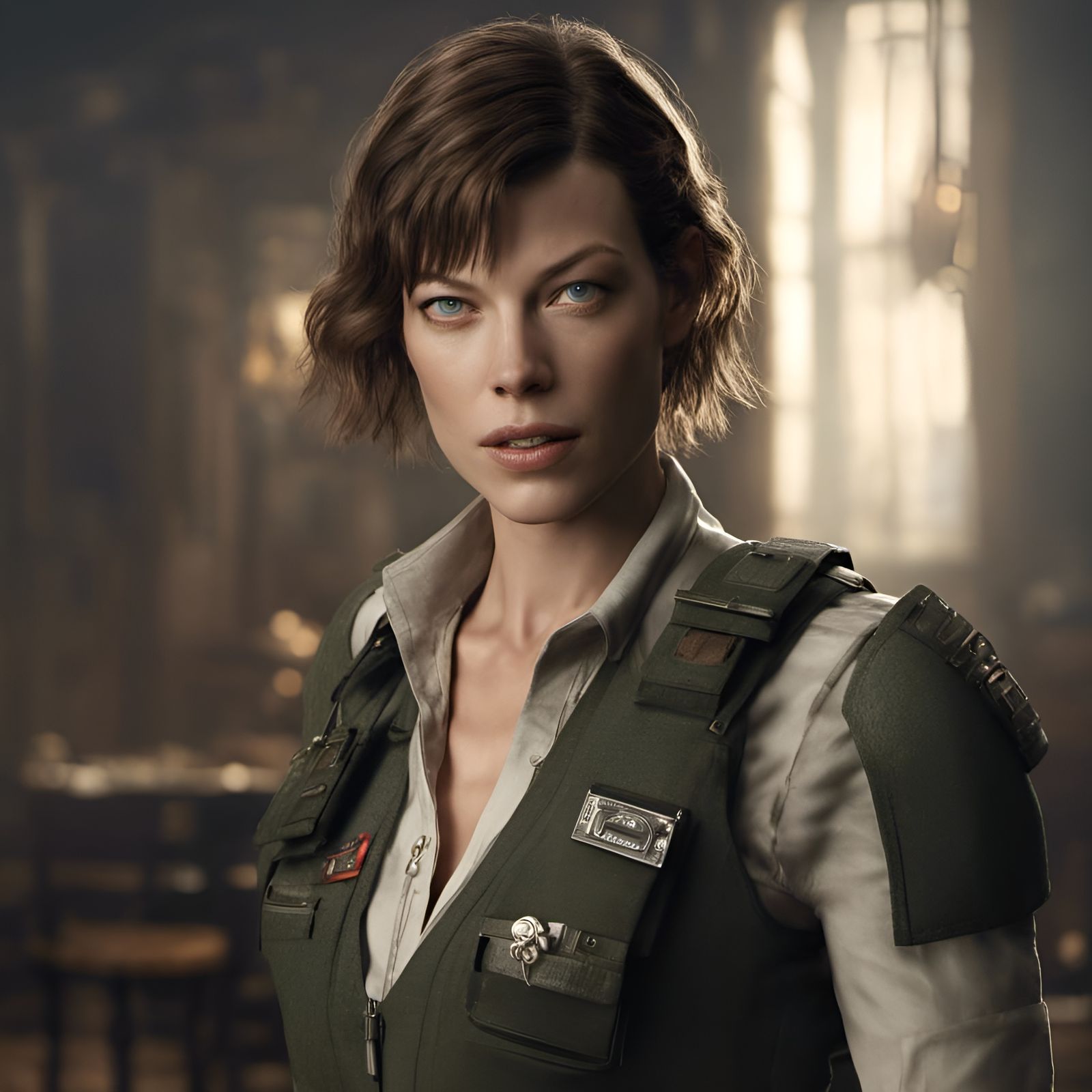Milla Jovovich from Resident Evil - AI Generated Artwork - NightCafe ...
