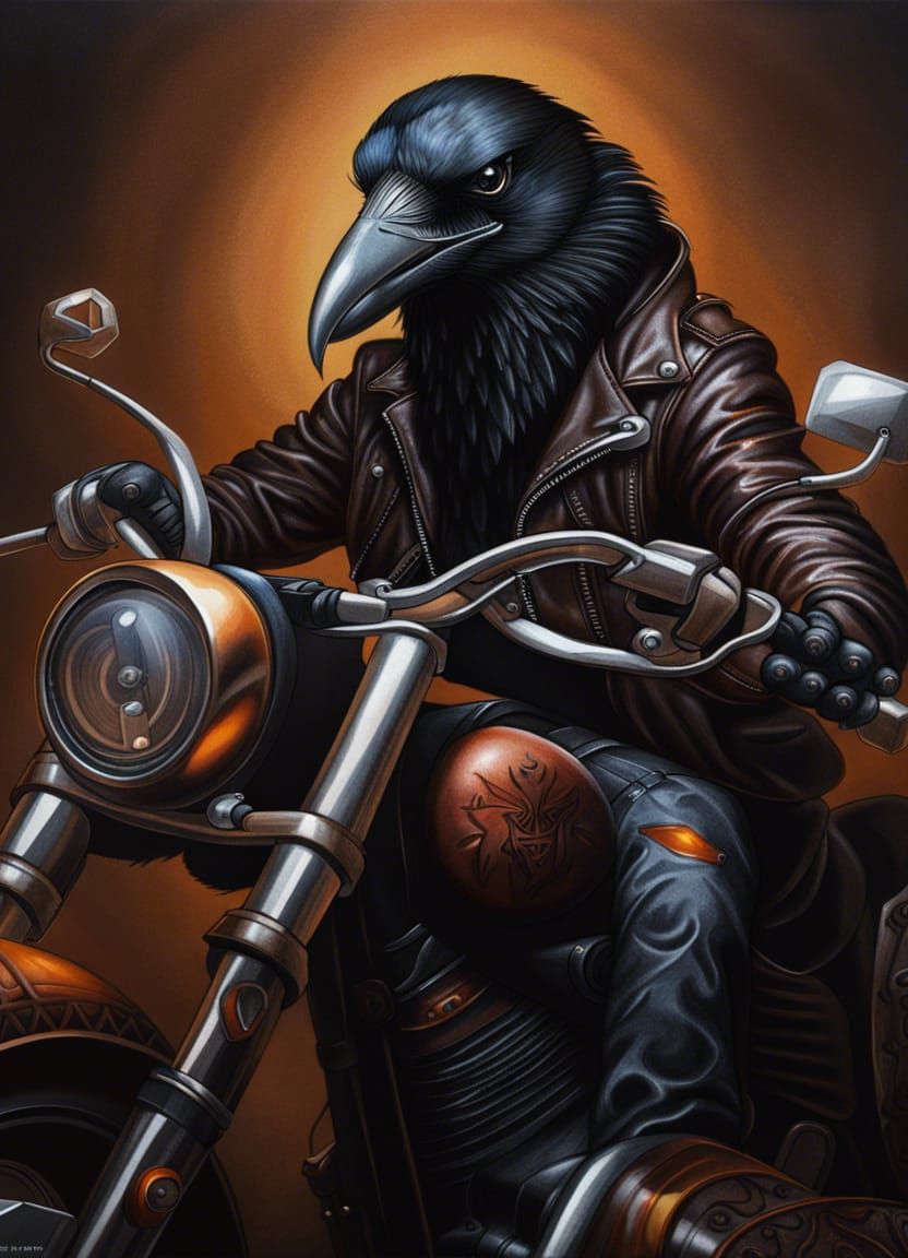 Raven Heaven - AI Generated Artwork - NightCafe Creator