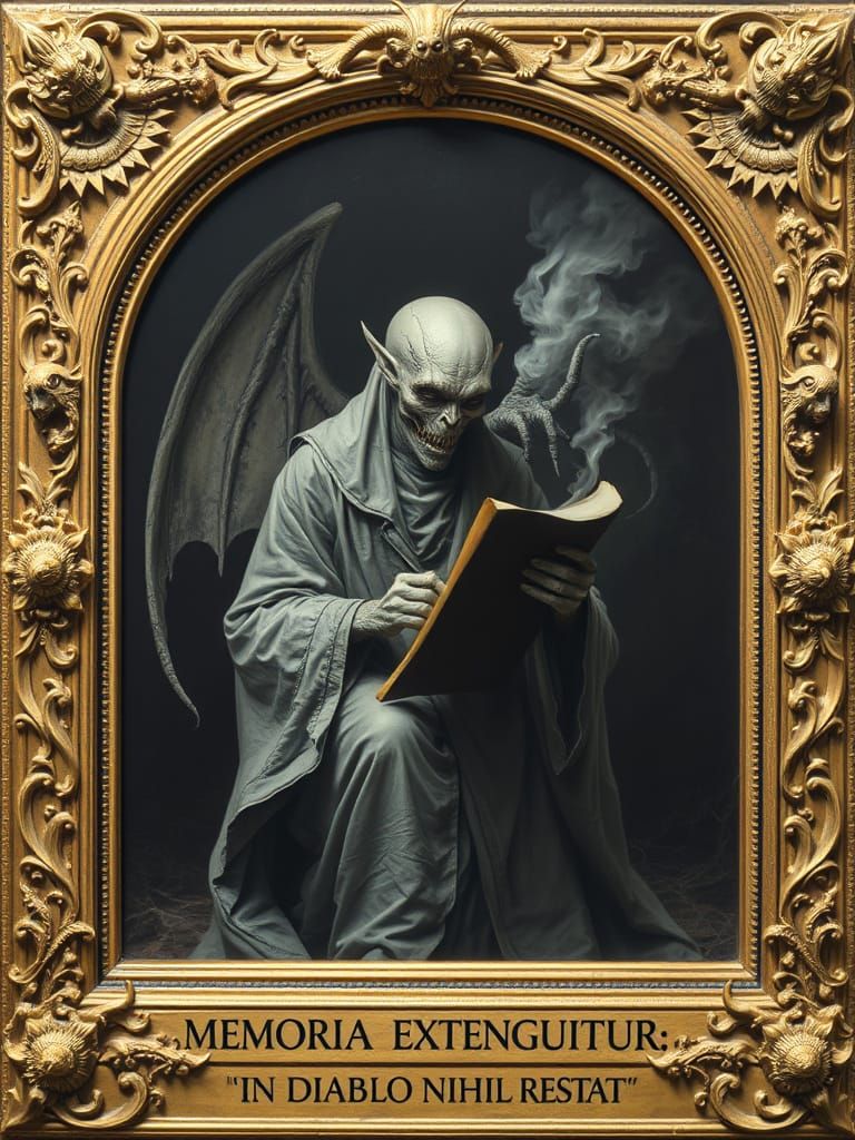 Memoria Extenguitur – “In Diablo Nihil Restat”