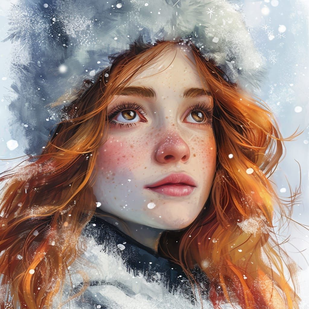 Redhead - AI Generated Artwork - NightCafe Creator