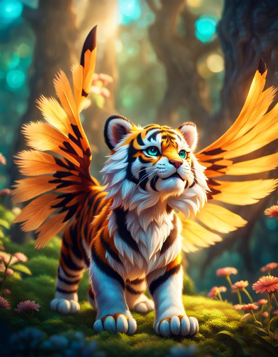 Flying tiger - AI Generated Artwork - NightCafe Creator