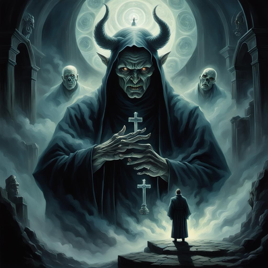 Sinister demon overlord - AI Generated Artwork - NightCafe Creator