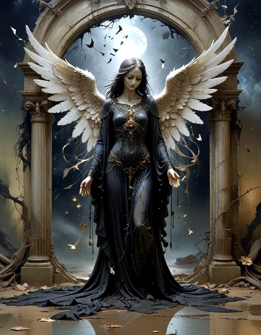 A surreal Angel of Death - A surreal Angel of Death