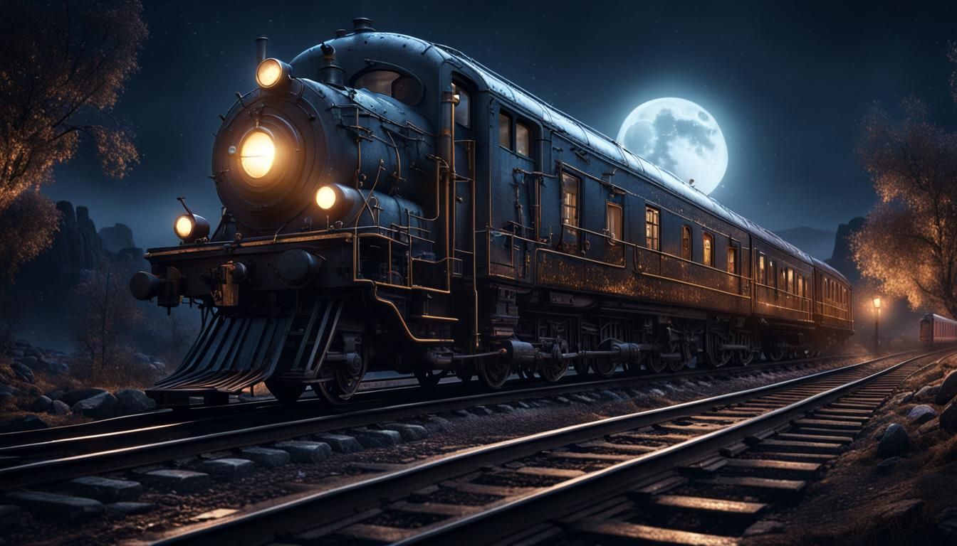 midnight express - AI Generated Artwork - NightCafe Creator