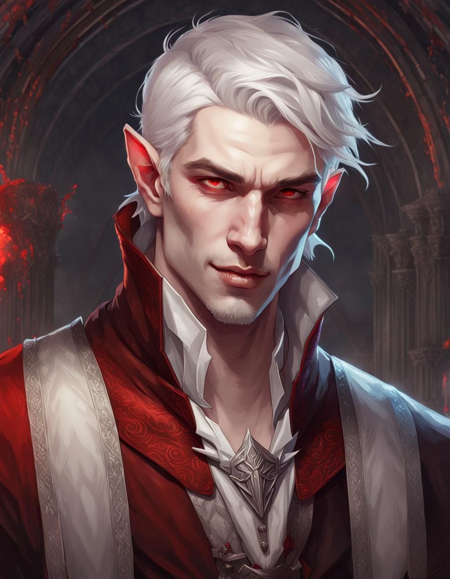 Vampire-Elf - AI Generated Artwork - NightCafe Creator