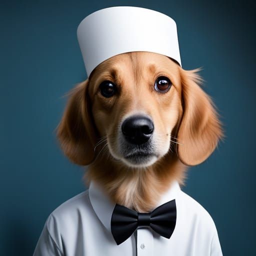 smart goofy puppy - AI Generated Artwork - NightCafe Creator