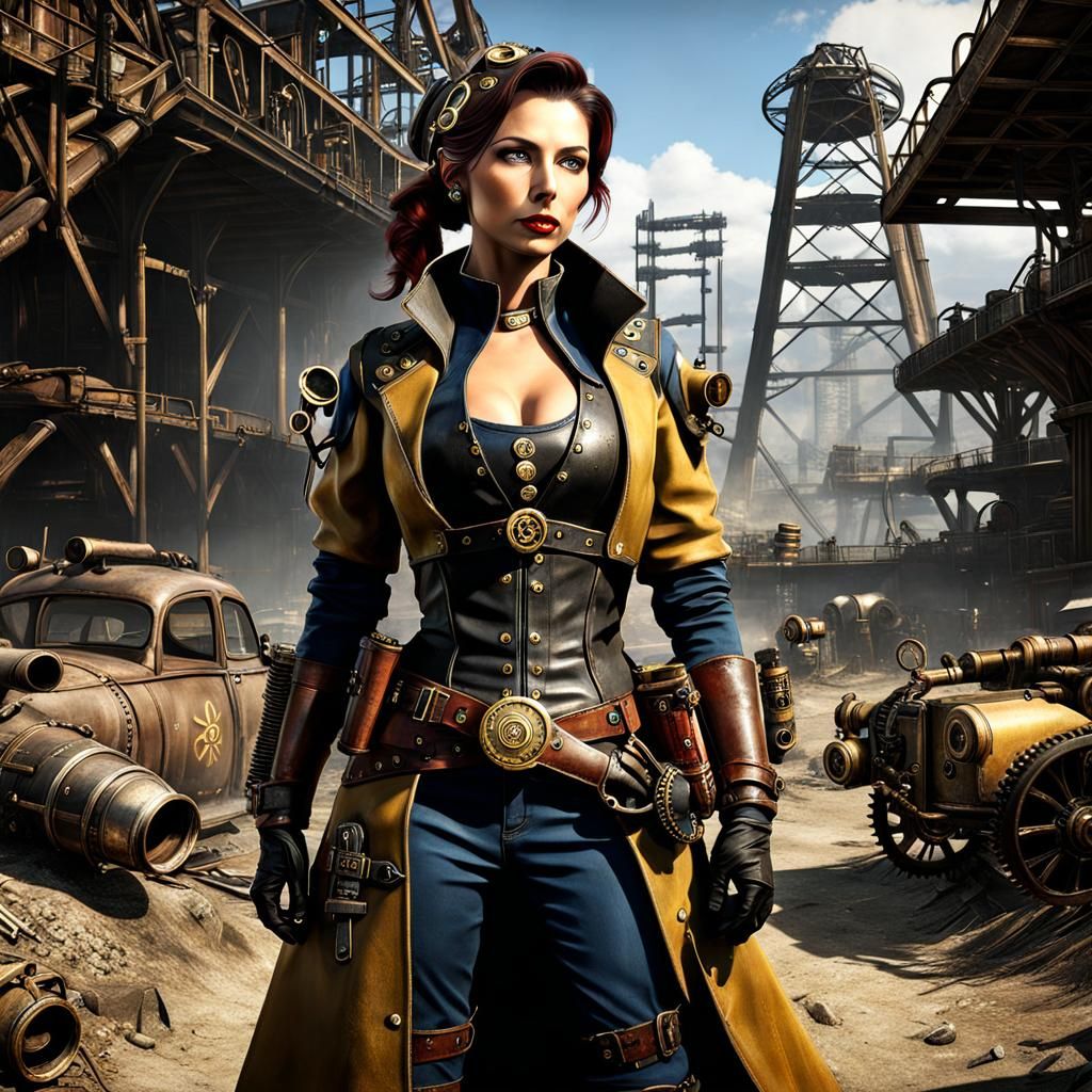 Fallout the steampunk years - AI Generated Artwork - NightCafe Creator
