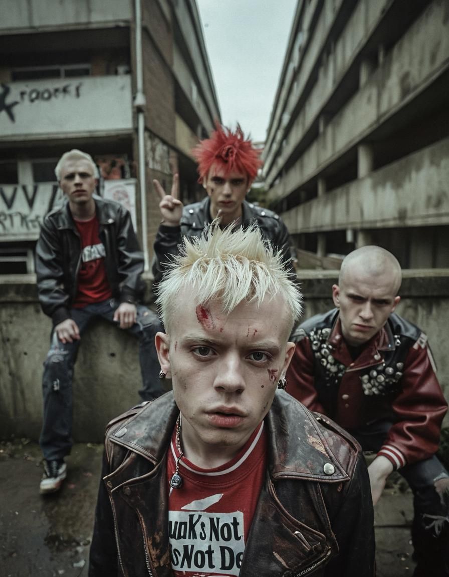 Punk Kid 1 - AI Generated Artwork - NightCafe Creator