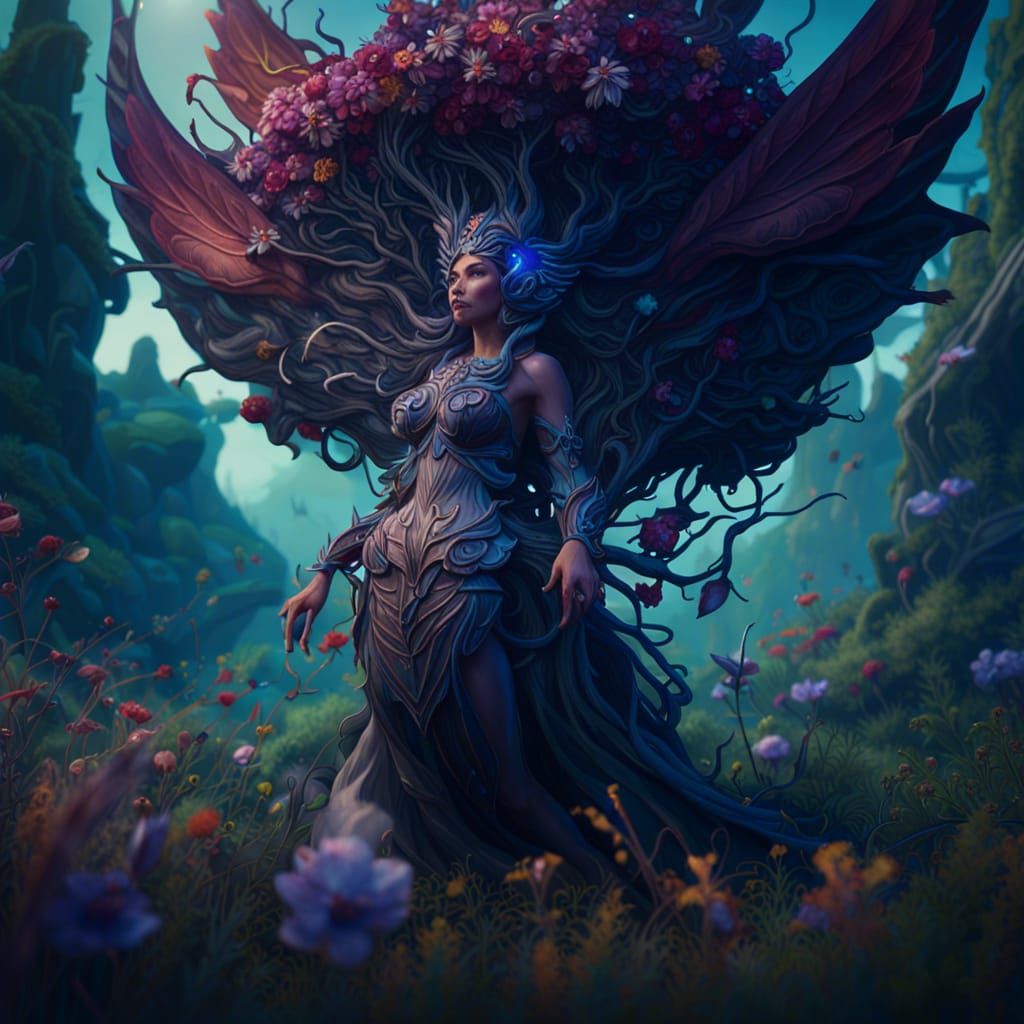 Leimoniads (meadows nymph) - AI Generated Artwork - NightCafe Creator