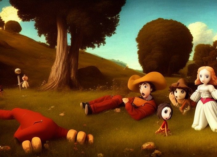 Yodeling in the Gully - AI Generated Artwork - NightCafe Creator