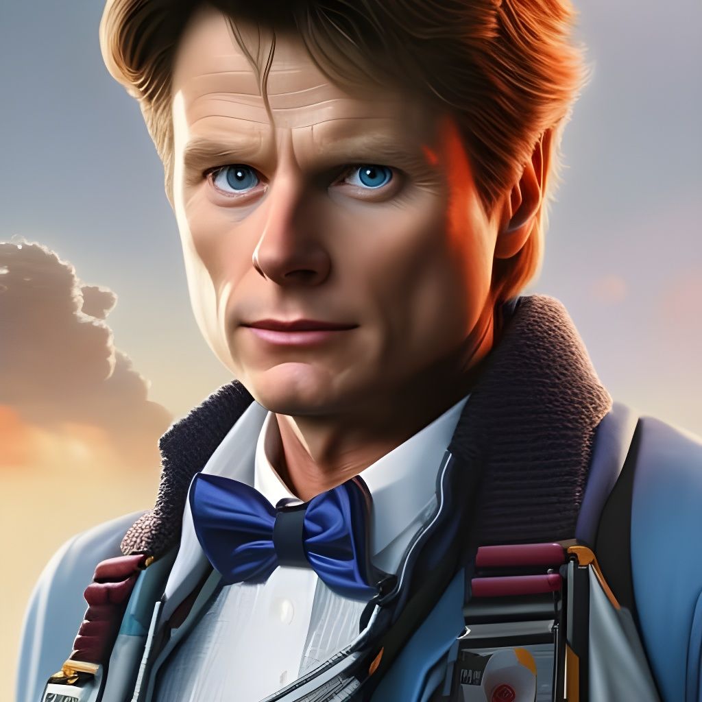 Marty McFly, the 16th Doctor - AI Generated Artwork - NightCafe Creator