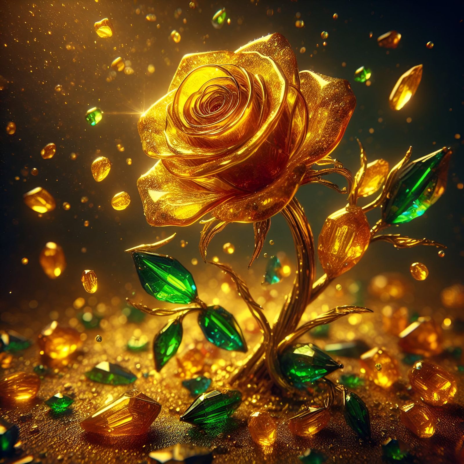 The Shattered Rose: A Gothic Tale - AI Generated Artwork - NightCafe ...